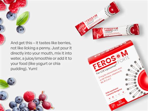 Ferosom Forte Lce Liposomal Iron Sachets Mummy And Me