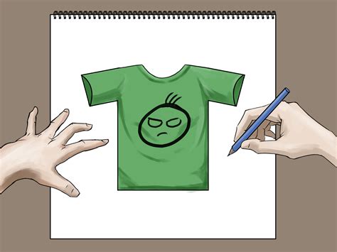 How To Draw A T Shirt 5 Steps With Pictures Wikihow