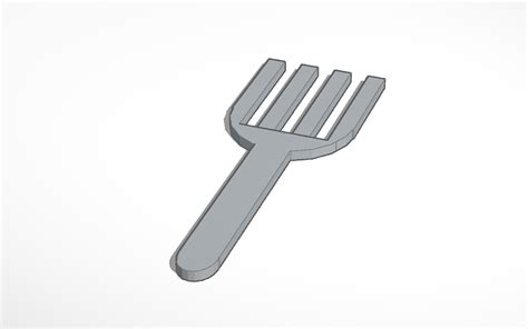 3d Design Fork Tinkercad
