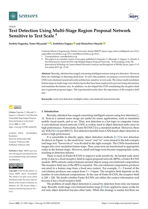 Pdf Text Detection Using Multi Stage Region Proposal Network