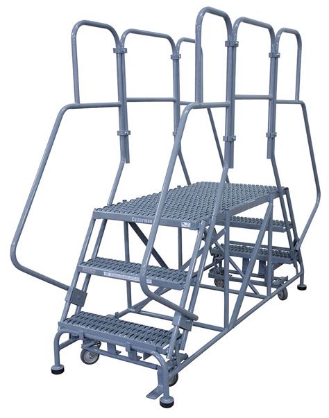 Cotterman Rolling Work Platform Steel Dual Access Platform Style 30 In Platform Height