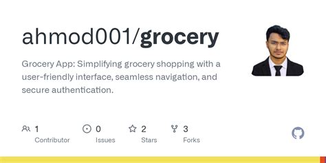 Github Ahmod Grocery Grocery App Simplifying Grocery Shopping