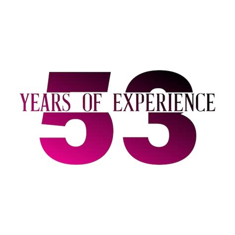 Anos De Experiência Vetor Premium