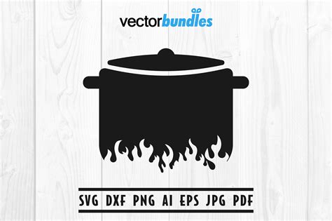 Boiling Pot Clip Art Graphic By Vectorbundles · Creative Fabrica