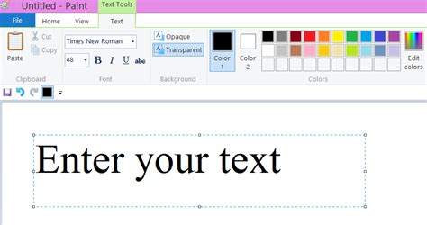 How To Rotate Text In Ms Paint