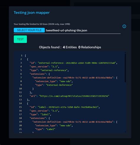 Json Mappers Opencti Documentation
