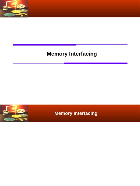memory interfacing pdf computer engineering computer memory