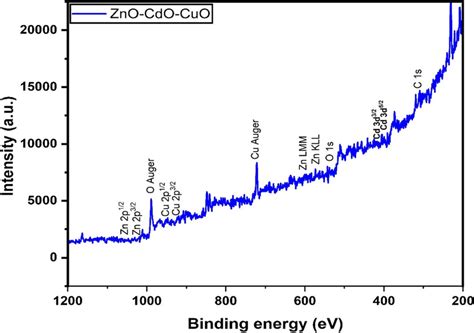 Xps Broad Survey Spectrum Of The Zcco 1 Nanocomposite Download