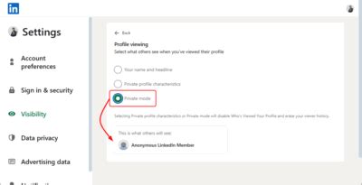 How To Enable LinkedIn Private Mode For Anonymous Browsing Make Tech Easier