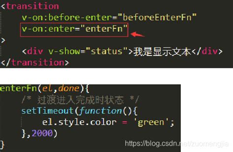 Vue之过渡动画钩子函数velocityjs动画库vue结合钩子函数、velocityjs实现动画 Csdn博客