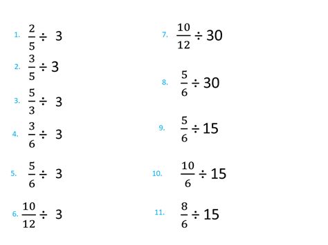 Dividing Fractions By Integers Variation Theory Worksheets Library