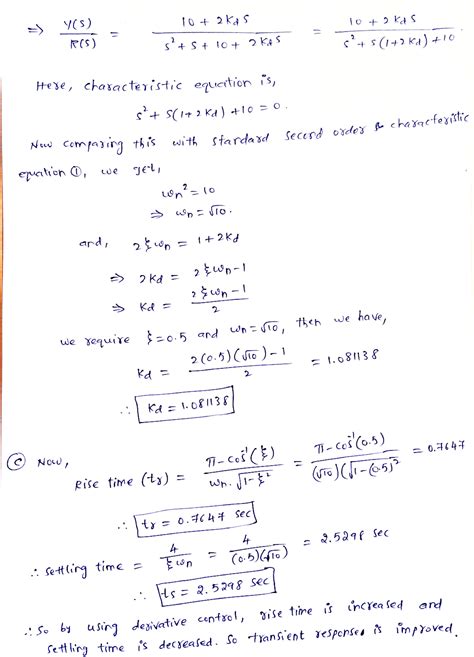 [solved] 3 following is a unity negative feedback system with a