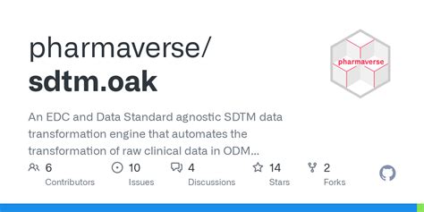 Github Pharmaversesdtmoak An Edc And Data Standard Agnostic Sdtm Data Transformation Engine