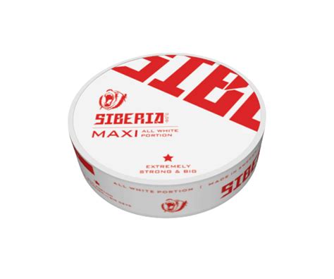 SIBERIA ALL WHITE MAXI - Snus Lounge