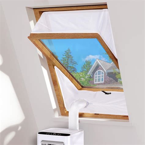 Kit Calfeutrage Climatiseur Blanc Et Imperméable Kit Fenêtre Climatiseur Mobile Convient Pour