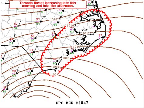 storm prediction center mesoscale discussion 1847