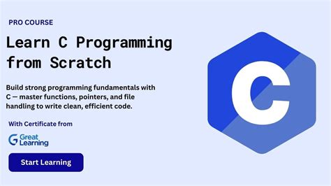 C Programming Course Online 2025 Great Learning