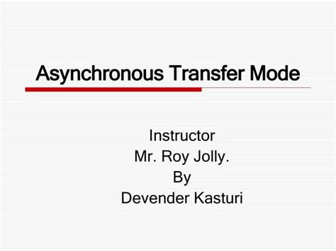 Ppt Asynchronous Transfer Mode Powerpoint Presentation Free Download