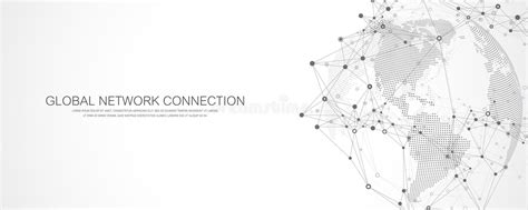 Global Network Connection Social Network Communication In The Global Business Concept Big Data