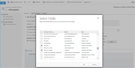 Dynamics CRM Dynamics Thinking To Trigger A Workflow When Switching A Business