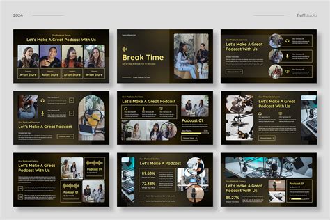 podcast and radio powerpoint template nulivo market