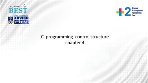 Solution The Best C Programming Control Structure Notes And Examples