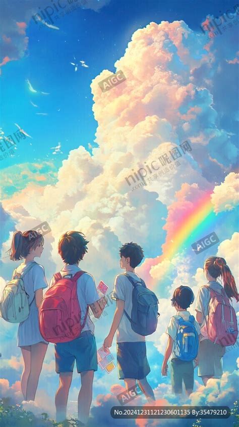 Ai创作图手绘追光的少年 插画背影 致青春画 致青春图 冰果奇缘 新海诚风格插画 青春唯美插画 毕业旅行青春 治愈系插 青春校园素材 插画小学生 动漫高考 看日出插画 毕业季同学会青春梦想