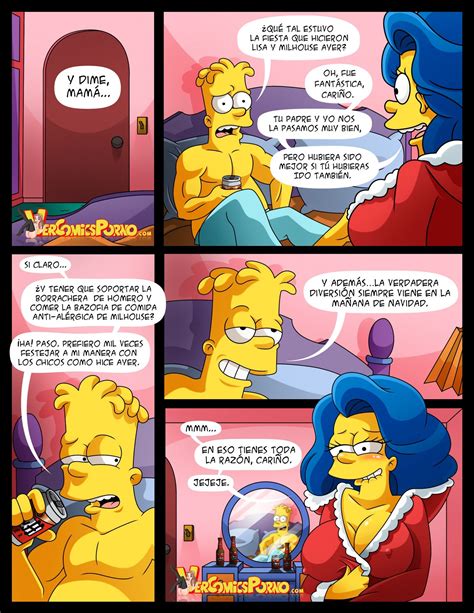 Blanca Y Lechosa Navidad Simpsons