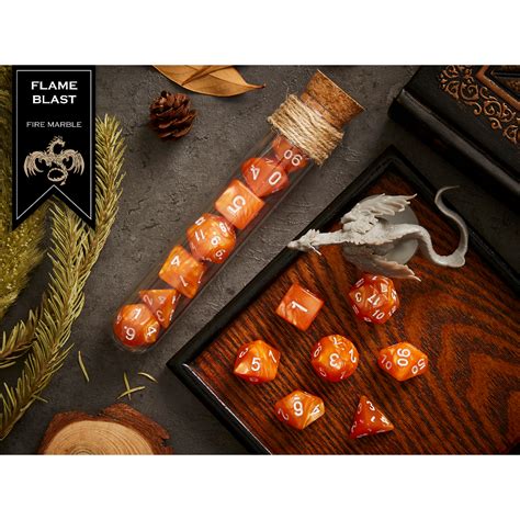 Potion Flask With Dice Set Of 7 ลูกเต๋า Dice For Dnd Dandd Mtg Rpg Trpg
