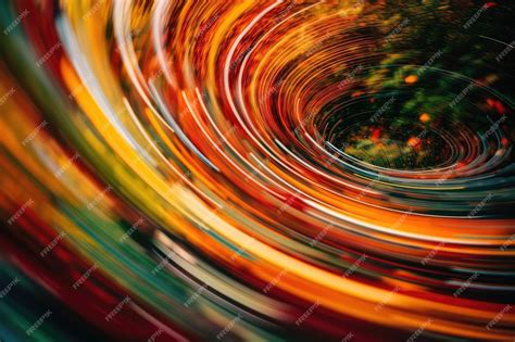 Premium Ai Image Vibrant Circular Abstract Design Generative Ai