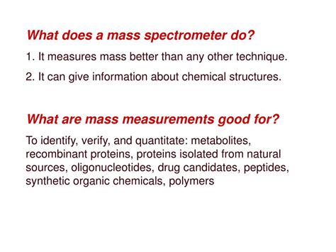 Ppt Mass Spectrometry 101 An Introductory Lecture On Mass Spectrometry Fundamentals Powerpoint