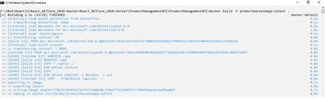Build Containerize Product App With React Js Net Core Docker
