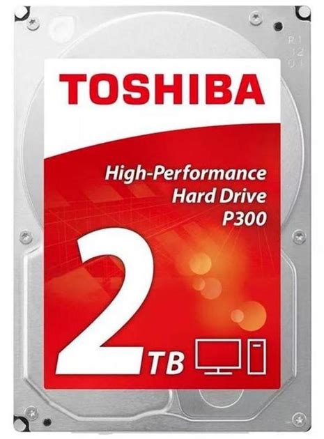 Накопитель HDD SATA 2.0TB Toshiba P300 7200rpm 64MB (HDWD120EZSTA ...