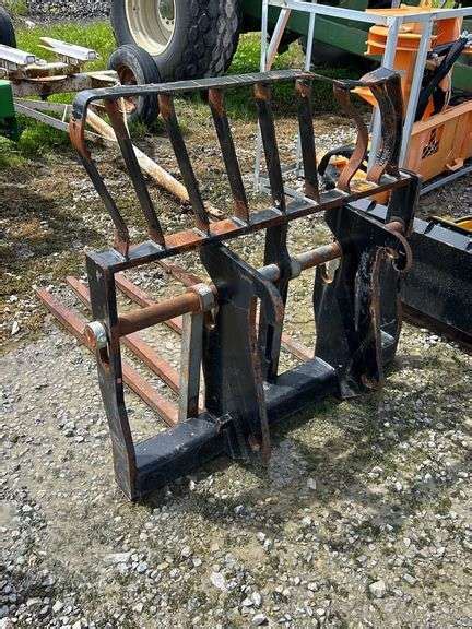 Jlg Heavy Duty Telehandler Contractor Brick Forks Schmid Auction