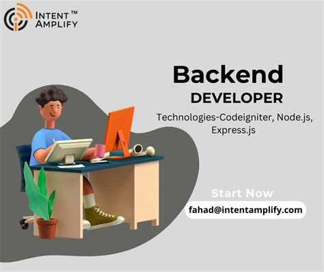 fahad shaikh on linkedin backend developers wanted code the backbone