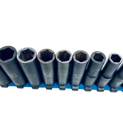 Matco Tools Sbdpm136v 13 Piece 3 8 Drive Metric Deep Impact Socket Set