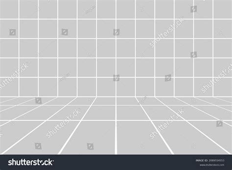 Interior Background Symmetrical Grid Lines Texture Stock Vector Royalty Free 2089554553