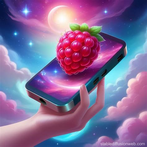 Handheld AI Device Concept Raspberry Pi Miniature Stable Diffusion Online