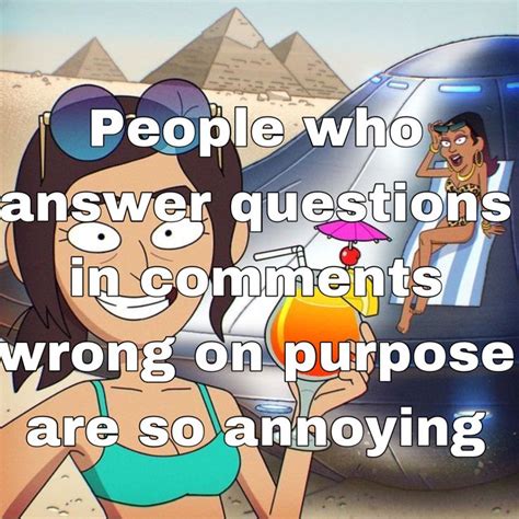 stop annoying comment answers