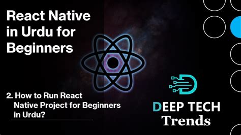 how to run react native project for beginners youtube