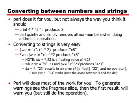 Perl Data Scalar Data Types And Control Structures Ppt Download
