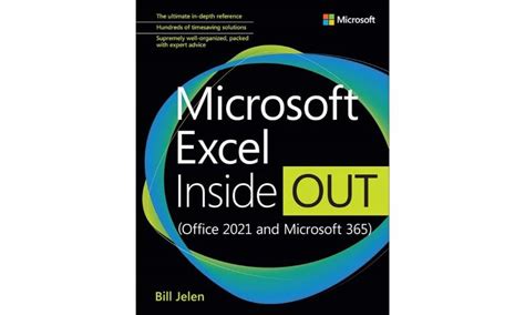microsoft excel inside out office 2021 and microsoft 365 bill jelen