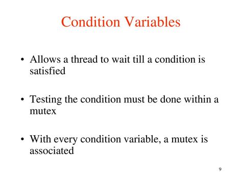 Lecture 14 Pthreads Mutex And Condition Variables Ppt Download