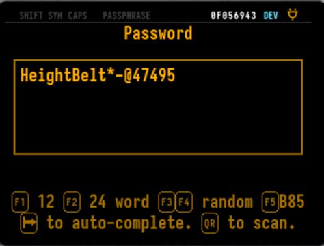 Secure Notes And Passwords Coldcard Documentation