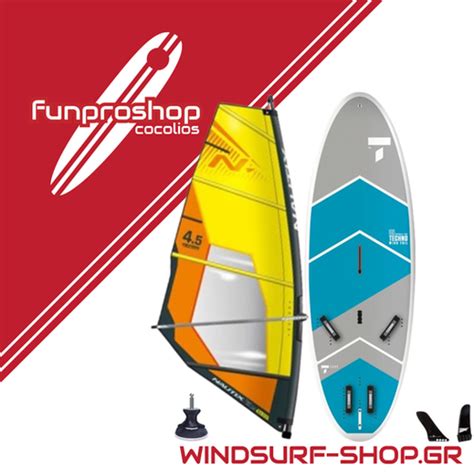 Complete Windsurf Package Board 160l Daggerboard And Nautix Dacron Rig
