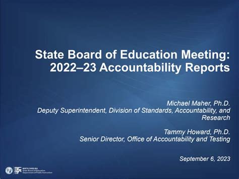 Nc Accountability Data Ppt