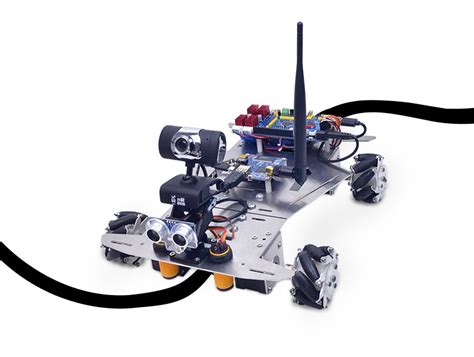 WD WiFi Smart Robot Car Kit W Camera Mm Mecanum Wheels Unfinished WiFi Version Free