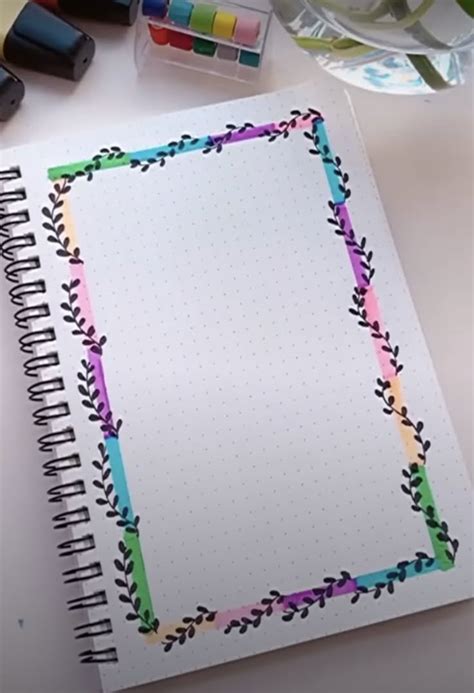 7 Chart Border Ideas Bond Paper Design Paper Art Design Book Art Diy