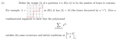 Solved Problem 3 A Let Bnk Be The Set Of Integer