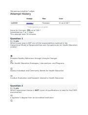 Midterm Docx This Quiz Was Locked Jan At Pm Attempt History LATEST Attempt Time Score